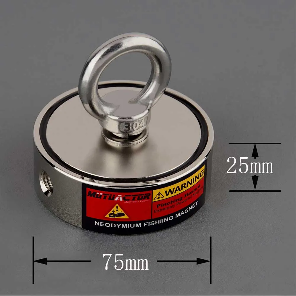 DHgate.com:Super Strong Double-Sided Neodymium Ring Fishing Magnets ...