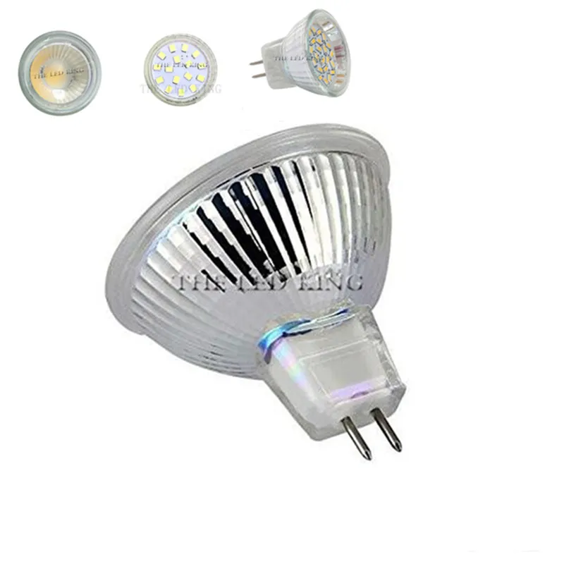 LED MR16 12V MR11 COB Spotlight Bulb 6W 15 LEDs DC 10-30V Warm White ...
