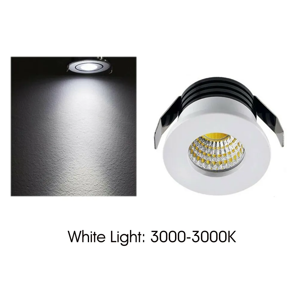 20243W LED Mini Downlight Kit - Warm White Recessed Ceiling Spotlight ...