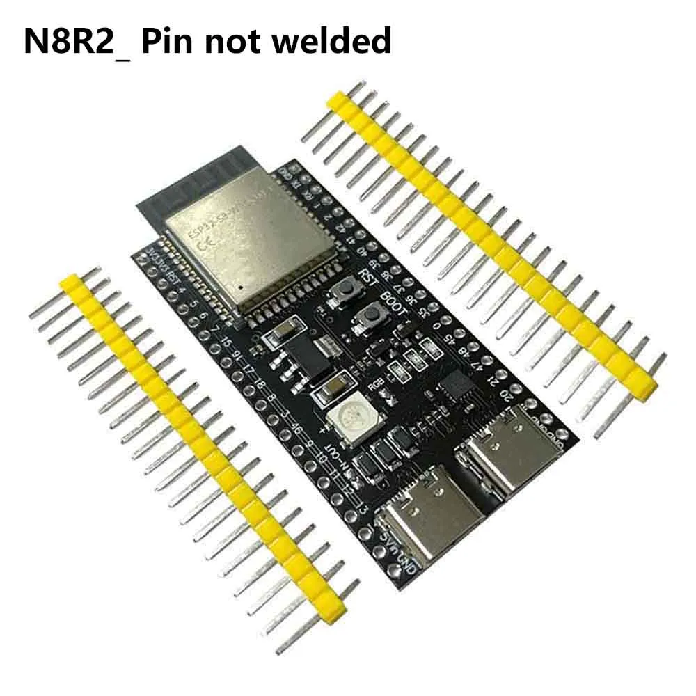 DHgate.com:N8R2 N16R8 ESP32-S3 Development Kit with USB Type-C, WROOM-1 ...