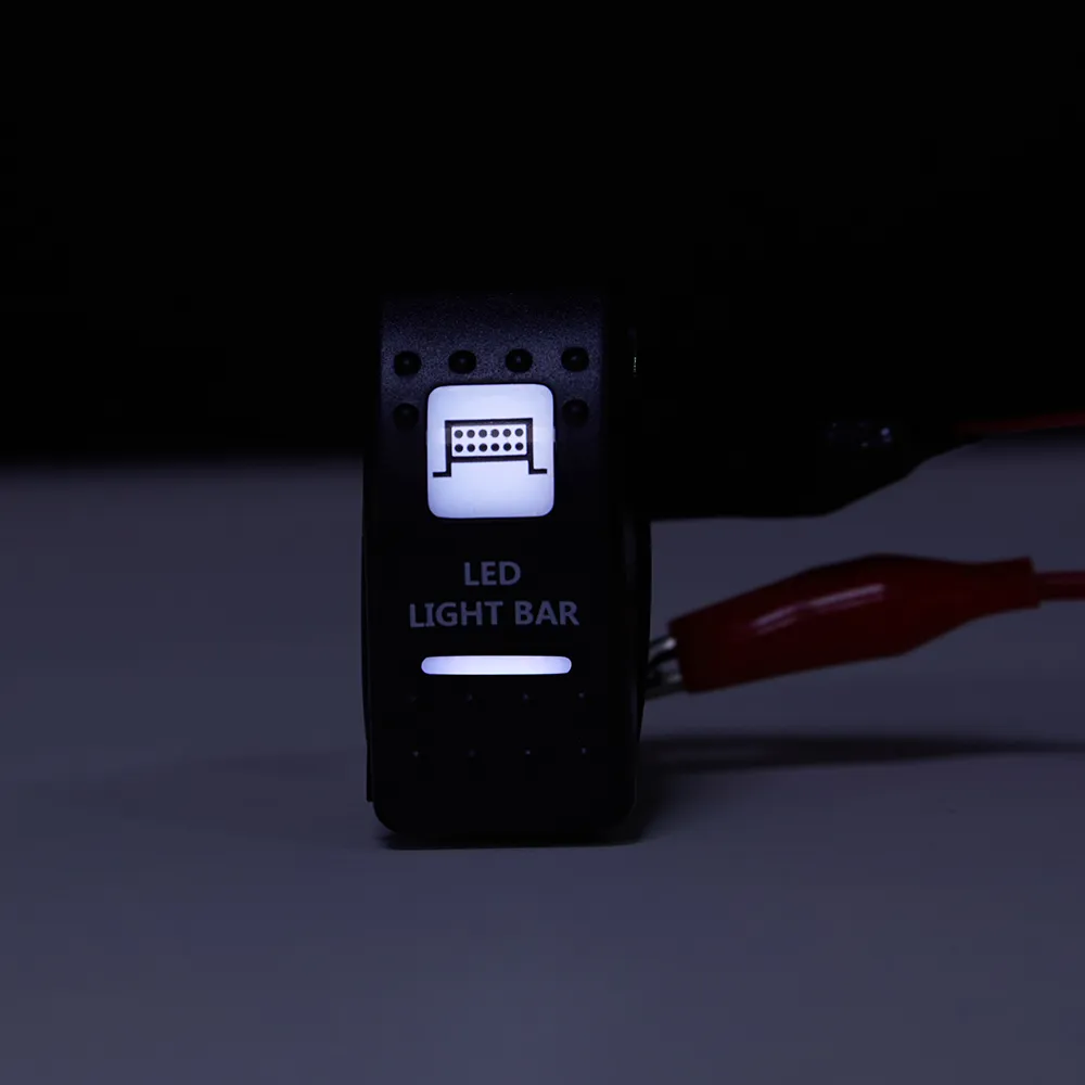 KEMiMOTO Rocker Switch LED Winch, Front & Rear Lights, Light Bar, Horn For UTVs Yamaha, Can Am ...