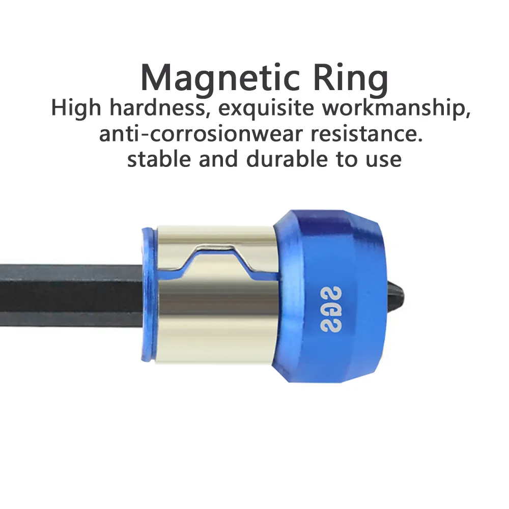 SGS Magnetic Bit Holder Alloy Screwdriver Bit Head With Non Slip Strong ...
