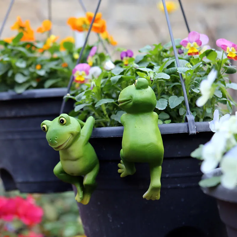 DHgate.com:Animal Rabbit Frog Statues for Hanging Garden Bonsai ...