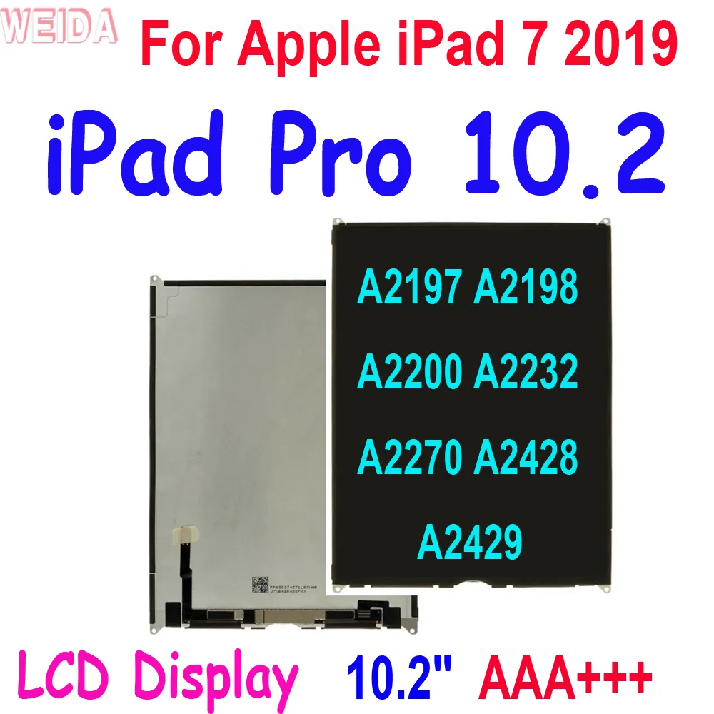 2 A2197 LCD Display for iPad 7th Gen 2019 - AAA+++ LCD Screen ...