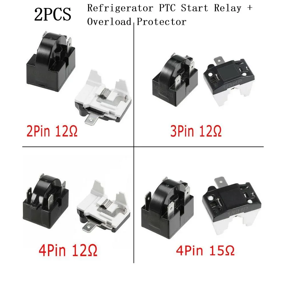 3 In 1 Relay For Refrigerator, Mini Fridge Compressor Starter Relay ...