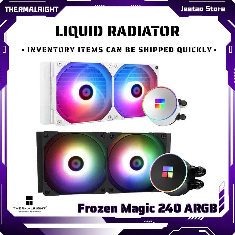 Thermalright Frozen Magic 240 AIO Liquid CPU Cooler Kit, 5V ARGB Sync ...