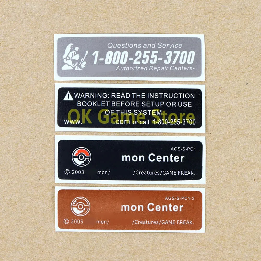 DHgate.com:100PCS Game Console Back Stickers Custom Design Label Decals ...