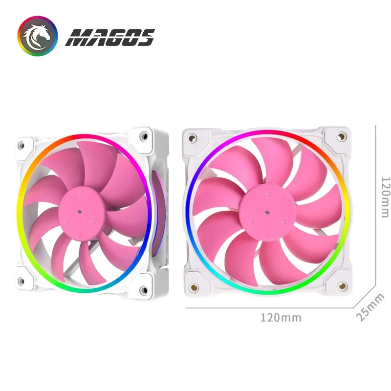 PC Fan Controller 12cm ARGB Cooling Fan: 5V 3 Pin MB Sync, 4 Pin PWM ...