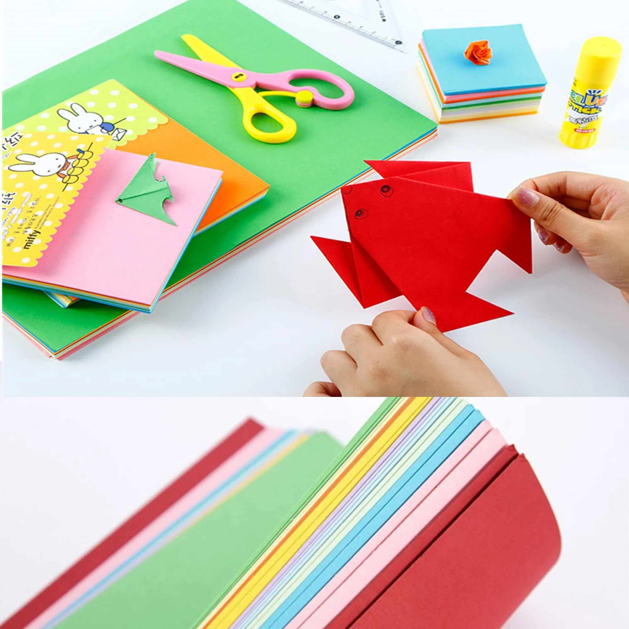 DHgate.com:DIY Red & Pink Kraft Paper Sheets (20/Pack) for Handmade ...