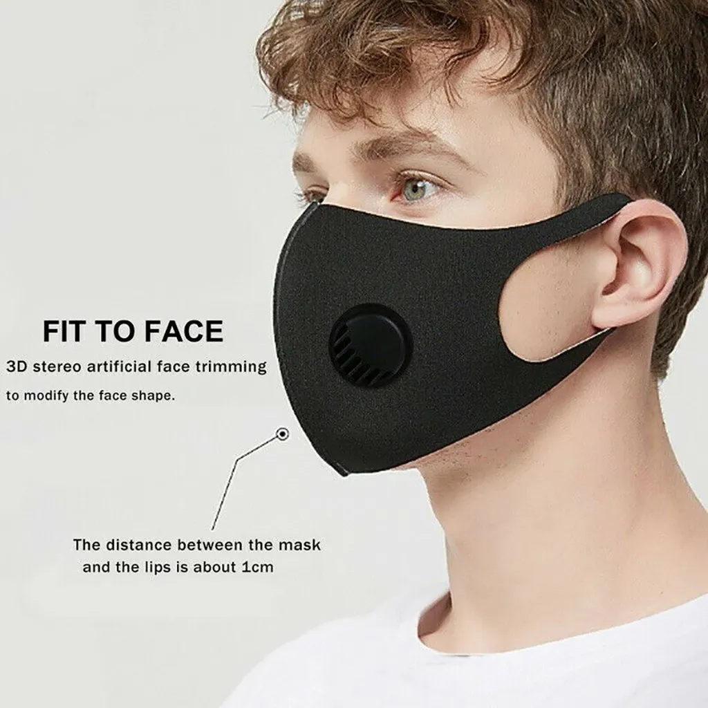 DHgate.com:Black Cosplay PM2.5 Masks | Reusable Breathable Anti-Dust ...