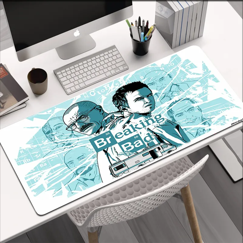Table Pads Big Keyboard Gaming Heisenberg Breaking Bad Mouse Pad Gamer ...