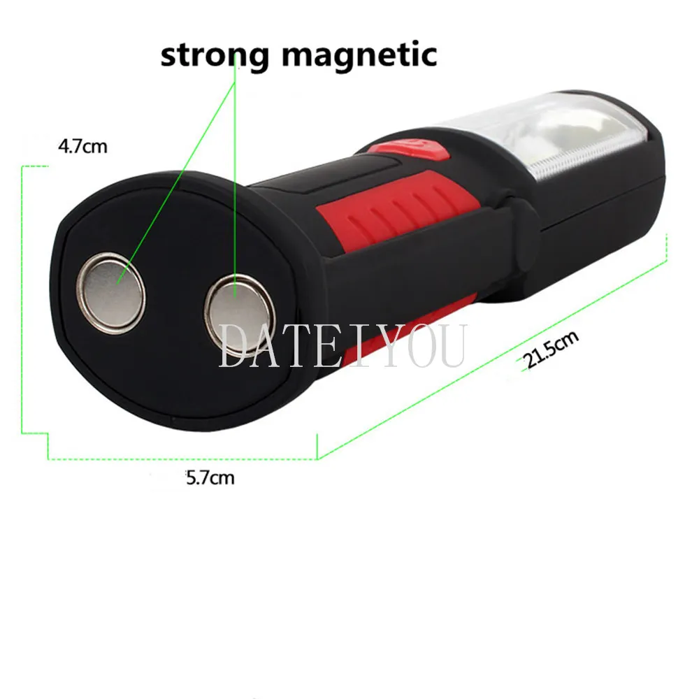 10W Hanging Magnetic Work Light, Portable Strong Light LED Tent Lamp ...