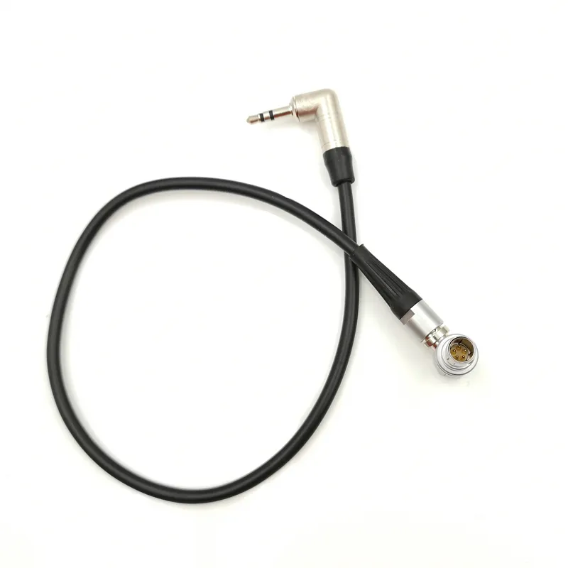 Tentacle Sync Timecode Cable: Right-Angle 5-Pin XLR to 3.5mm TRS for ...