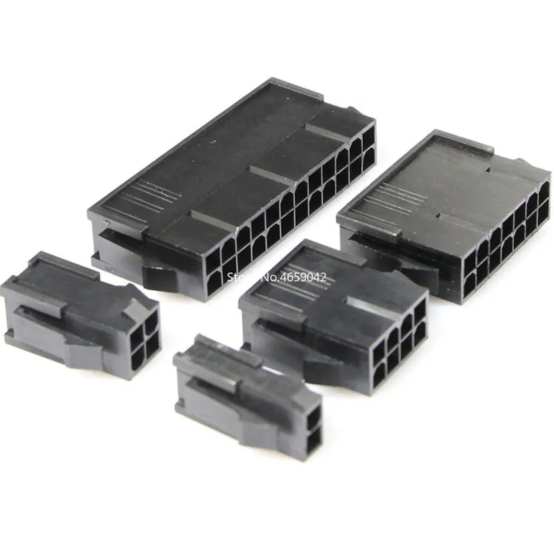 4.2mm 1-12p Pin Female Plastic Straight Connectors for PC ATX Graphics ...