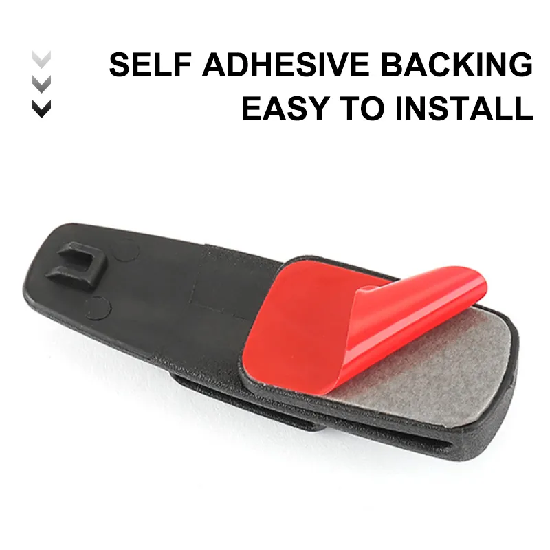 SEAMETAL ABS Car Seat Belt Holder Clips Universal Safety Belt Retainers ...