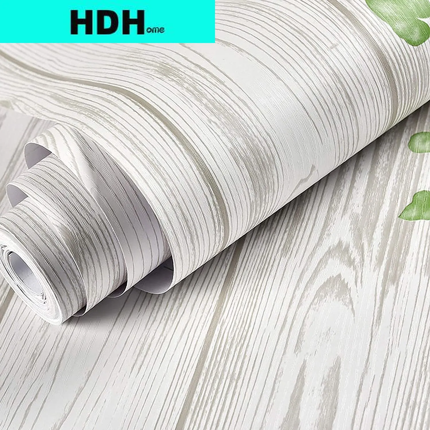 Wood Contact Paper White Wood Plank Wallpaper Decorative Adhesive Paper ...