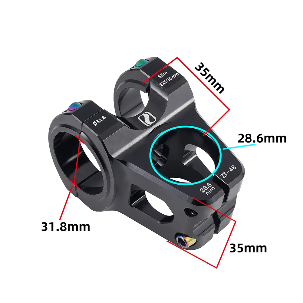 Ultra-Light Aluminum Alloy Bike Stem | Short Handlebar Stem for MTB ...