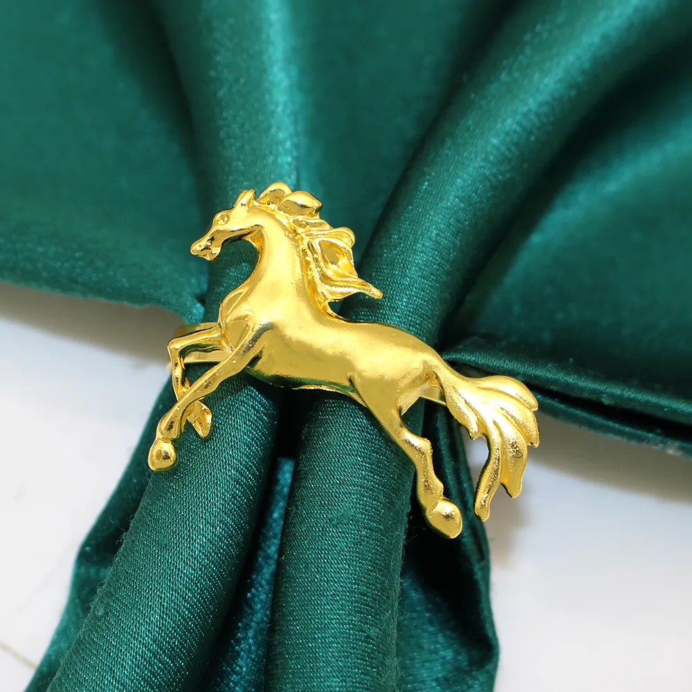 DHgate.com:Exquisite 12-Piece Horse Napkin Rings: Unique Animal Decor ...