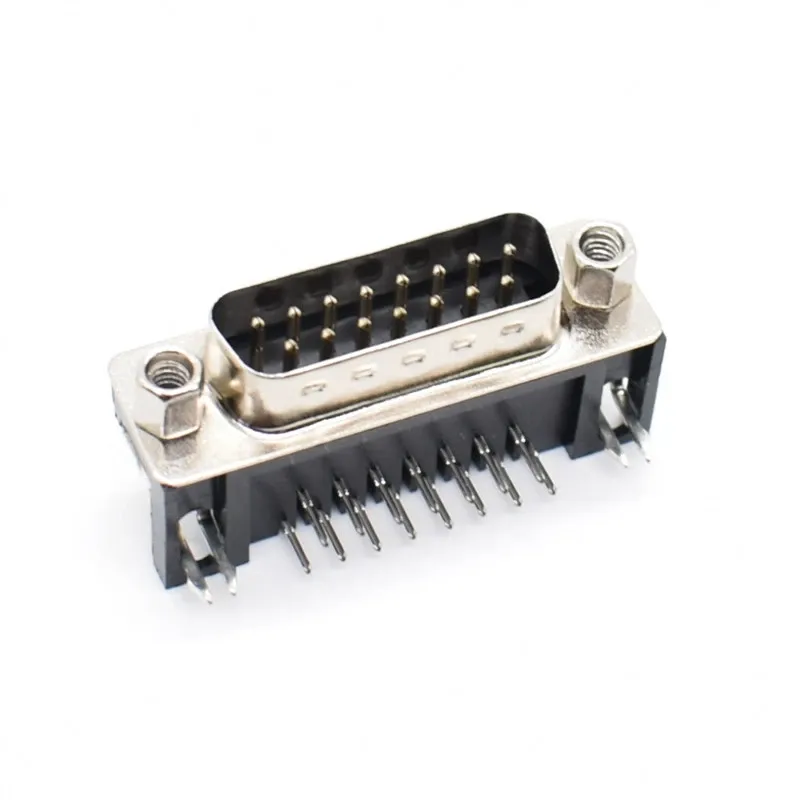Wholesale DR15 DB15 D SUB Angle Angled 15 Pin Female Male PCB Mount ...