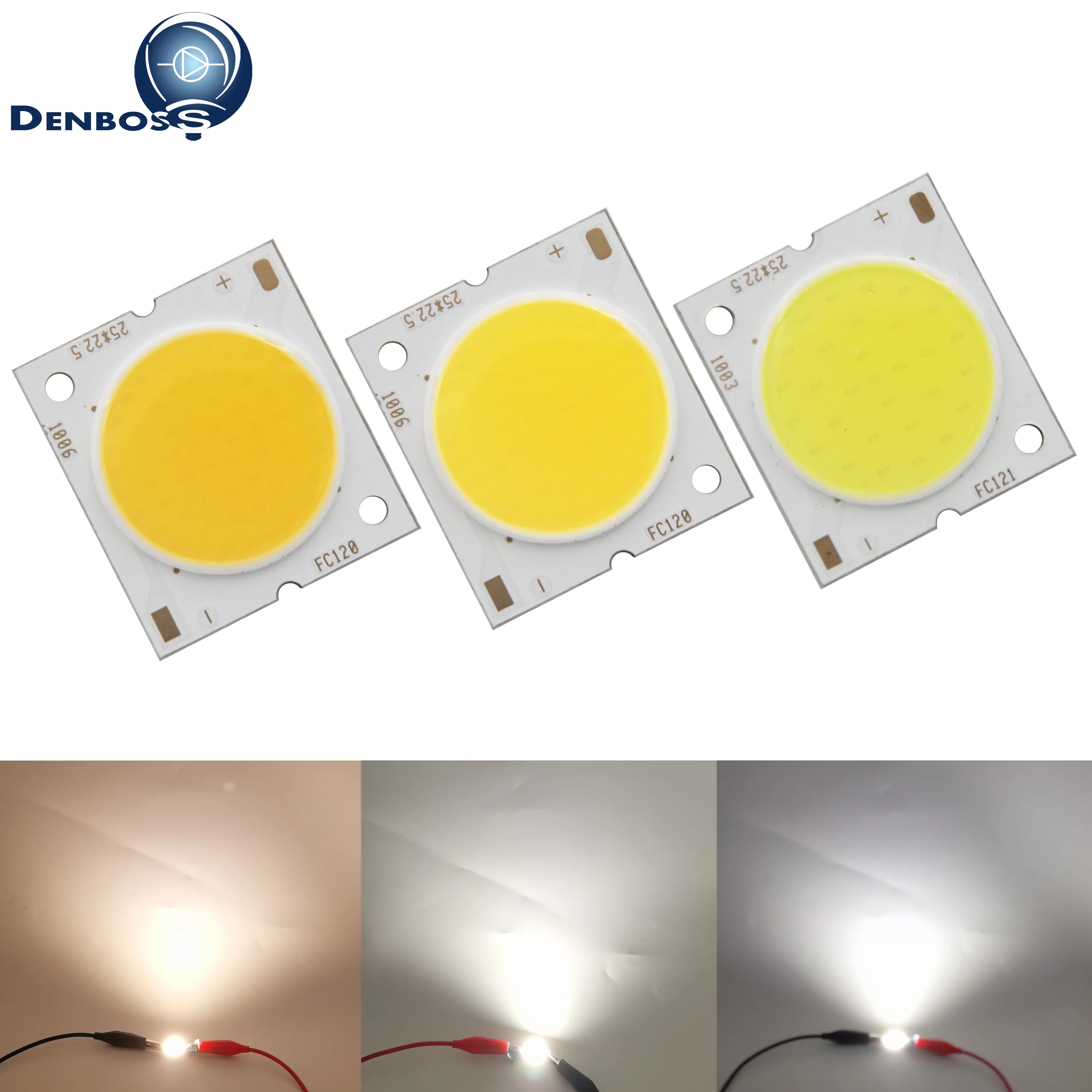 25mm Square COB LED Chip Light Source Module for High-Lumen Lighting, 10-30W from Dhgate LED ...