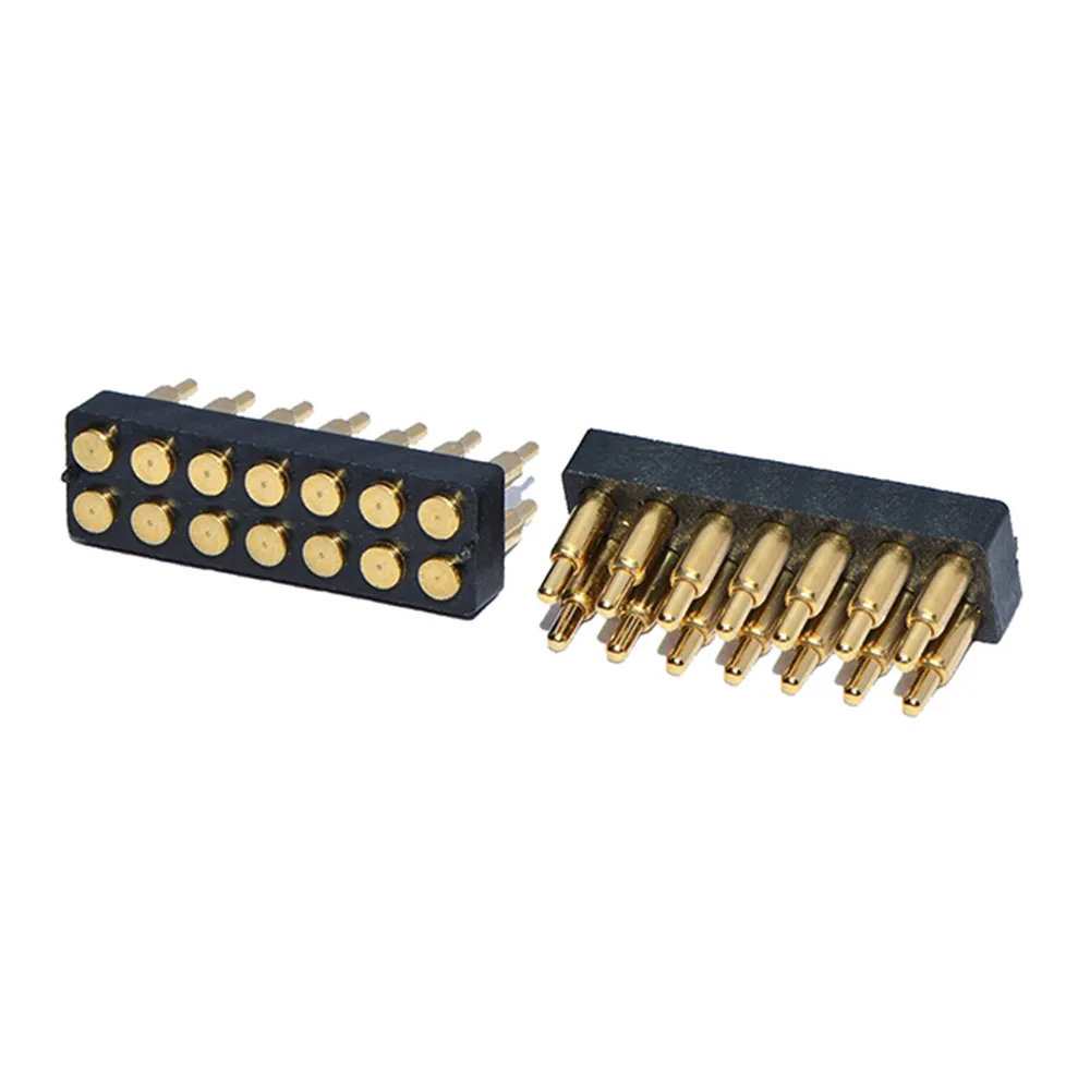 Spring Loaded Pogo 3 pin plugs Plug Set - 4-20 Pin, Dual Row Surface ...