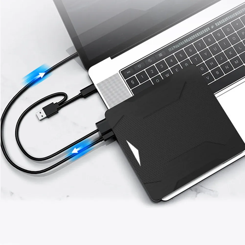 Portable DVD ROM Drive - USB 3.0 External Optical Drive for Laptop ...