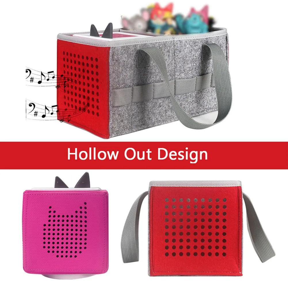 Toniebox Speaker Soft Storage Bag - Foldable Protective Cover, Water ...