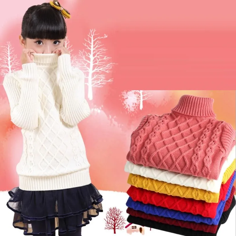 Turtleneck Sweaters for Kids: Long-Sleeved Knitted Pullovers for Boys ...