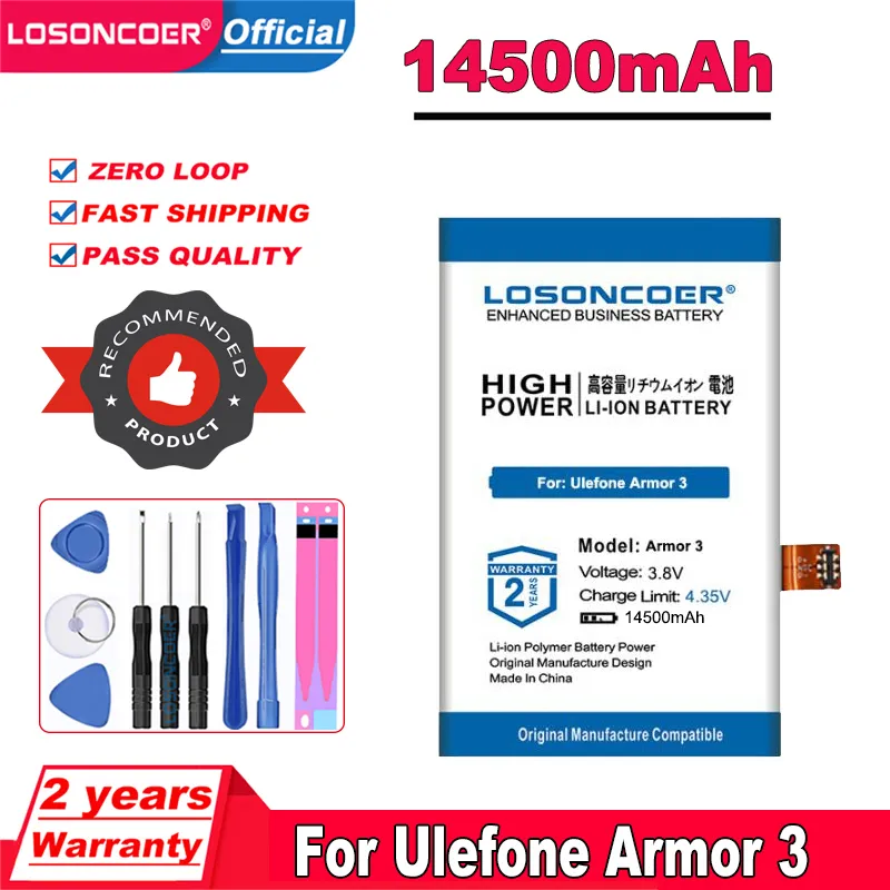DHgate.com:Ulefone Armor Battery - 15500mAh Replacement for Armor 2, 3 ...
