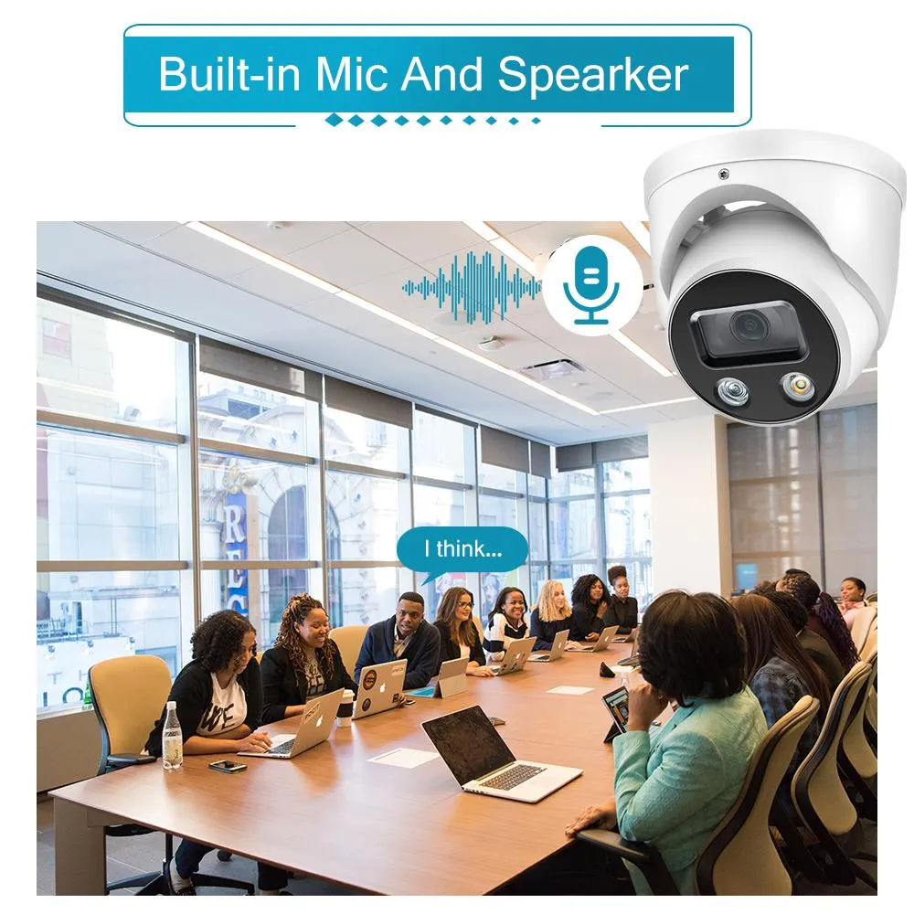 High Definition Outdoor Security Camera With Full Color Night Vision ...