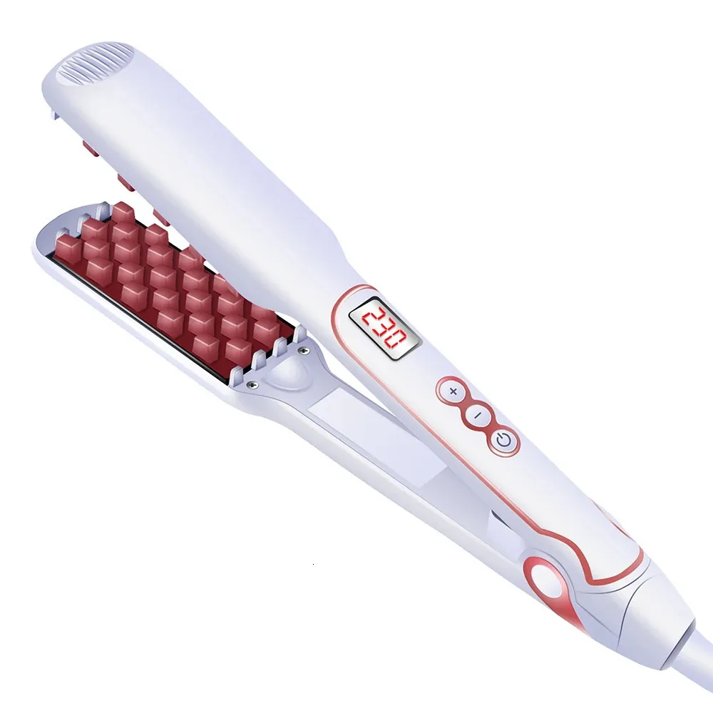 Hair Volumizing Iron Ceramic Corrugated Electric Hair Curler 1 Inch ...