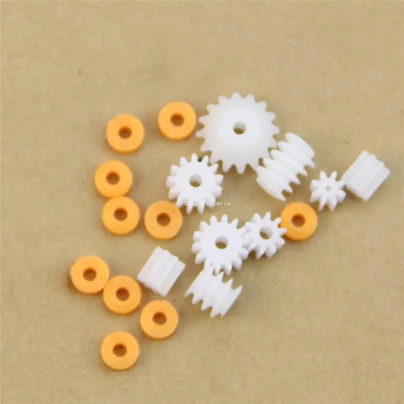 Small Plastic Gears: 16 Kinds Shaft Spindle Gear Set With 2MM 2.3MM 3MM ...