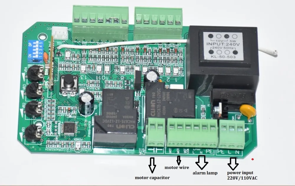 AC Motor Sliding Gate Opener Control Board PCB... From Ddmyaug, $140.47 ...