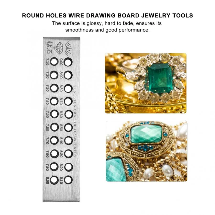 DHgate.com:2024 Professional Round Holes Wire Drawing Metal Drawplate ...