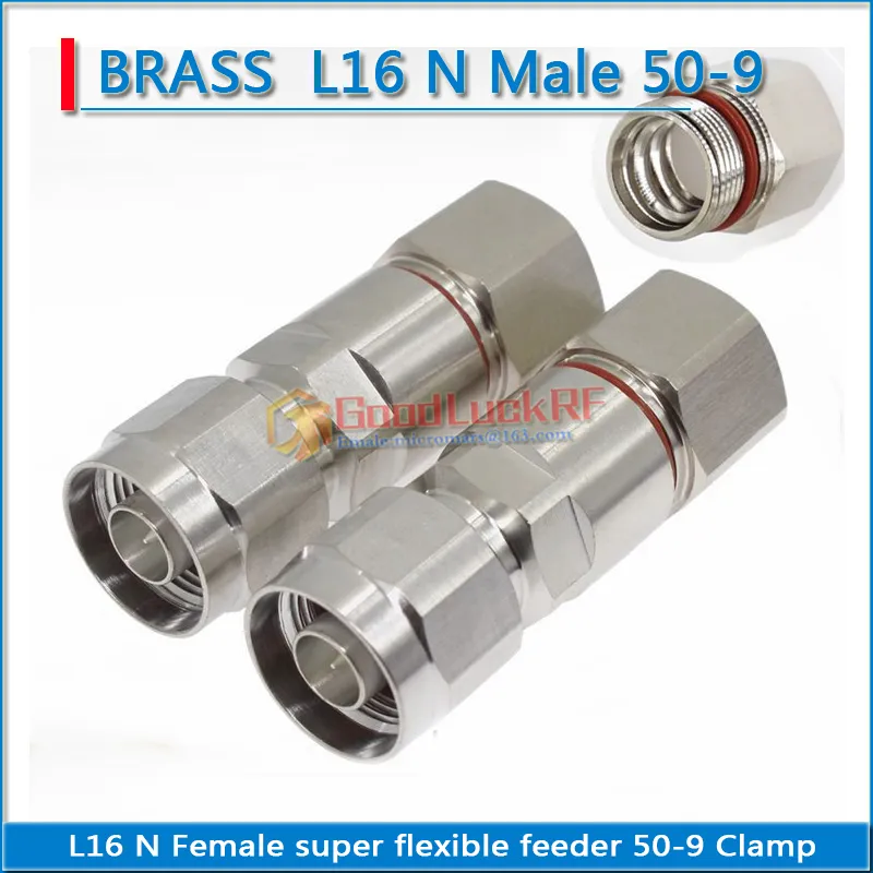 Wholesale High Quality L16 N Male Clamp Solder For 1/2 Corrugated Cable ...