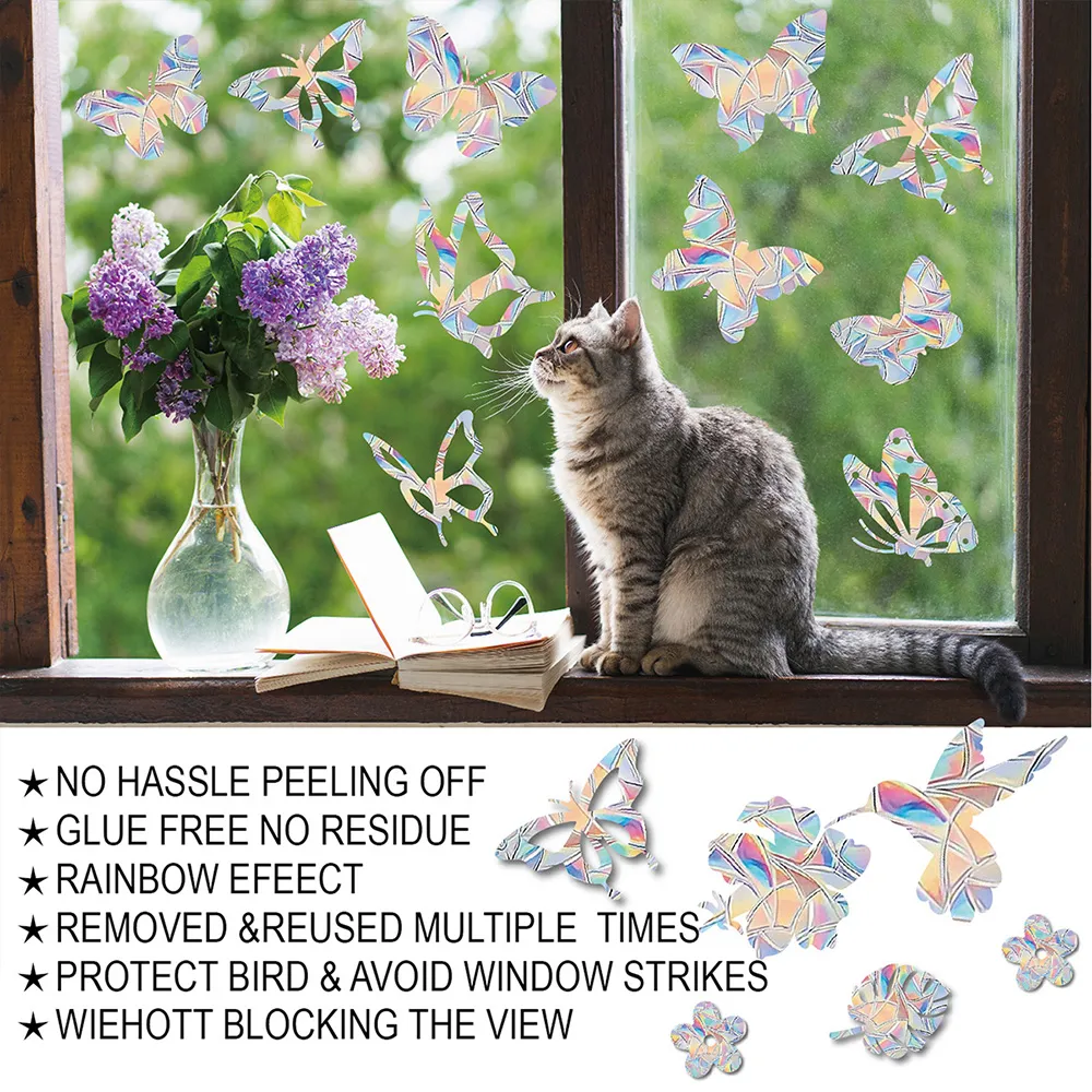 DHgate.com:Prism Static Window Decals - Colorful Suncatchers for Home ...