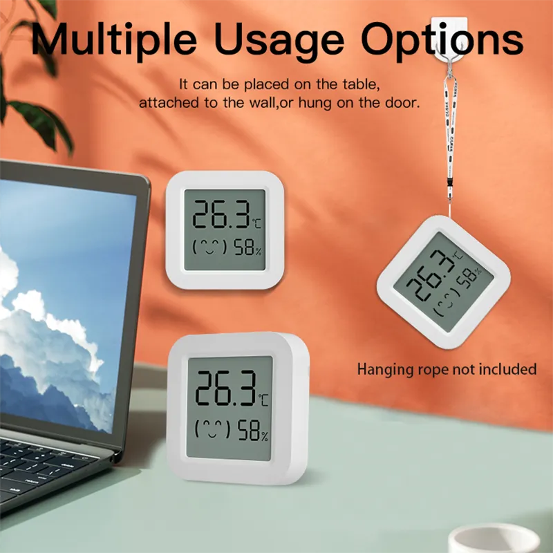 Mini LCD Digital Hygrometer Thermometer, Indoor Electronic Temperature ...