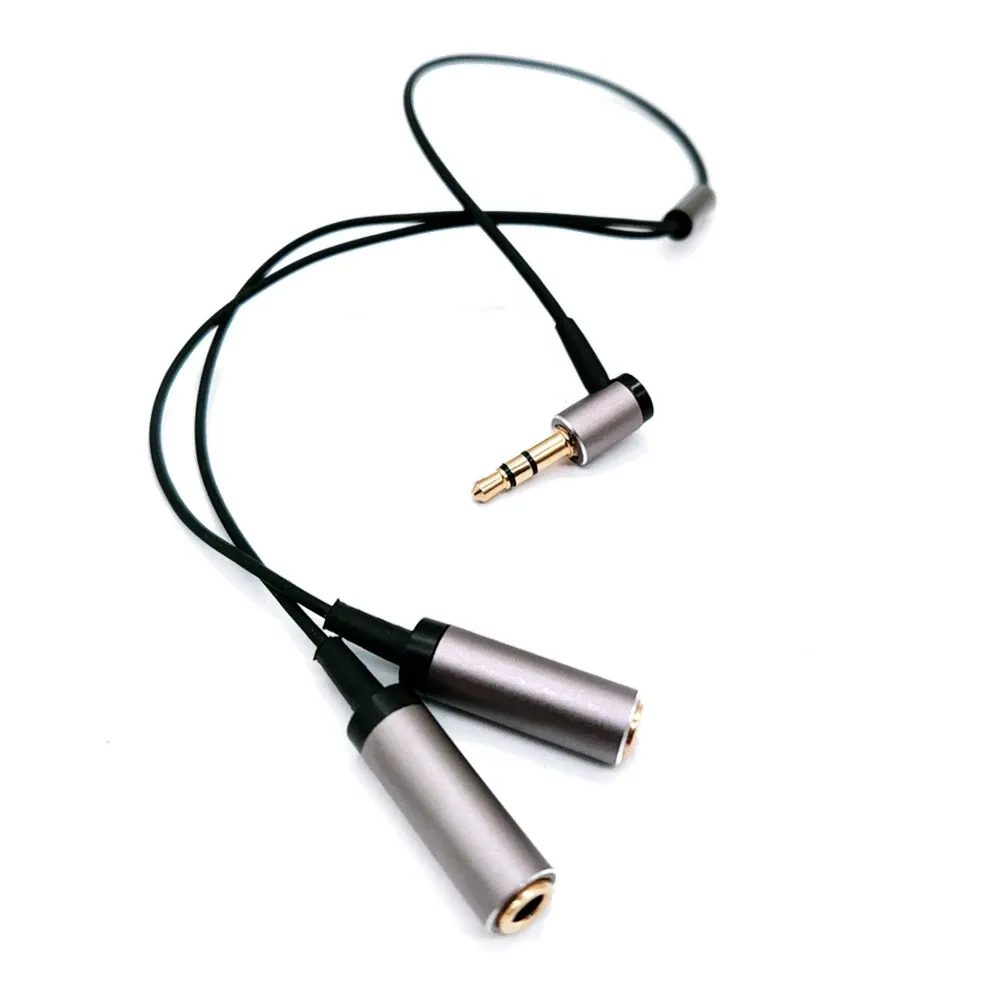 5mm Audio Jack Splitter - Elbow Audio Line Splitter Cable for Computer ...