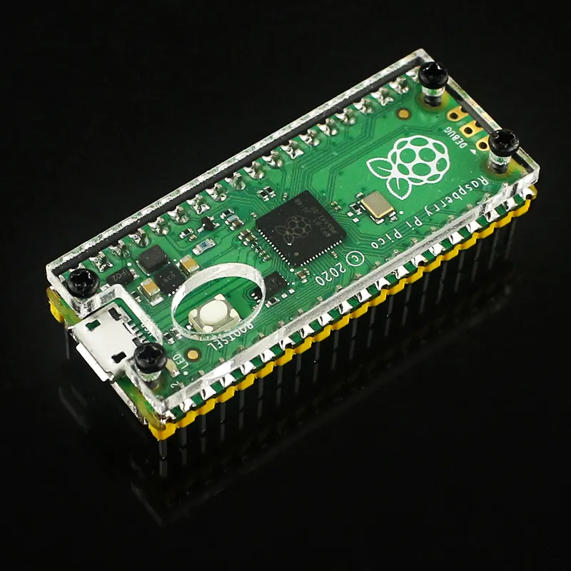 Raspberry Pi Acrylic Case Transparent Shell For Pico & Pico W Boards ...
