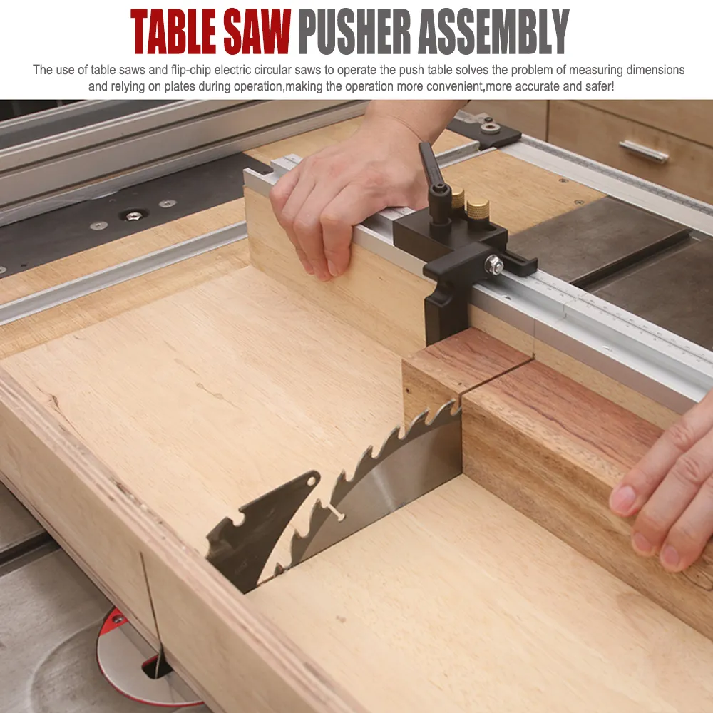45 mm Aluminum Alloy T Track Slot Miter Track for Woodworking Saw Table ...