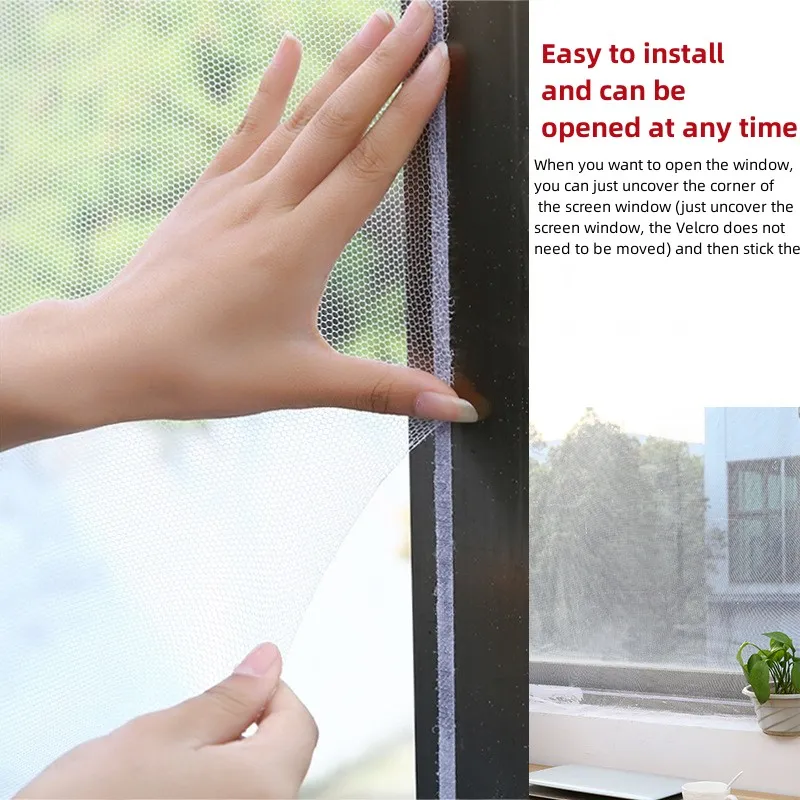 DHgate.com:Adjustable Self-Adhesive Reusable Washable Window Mosquito ...