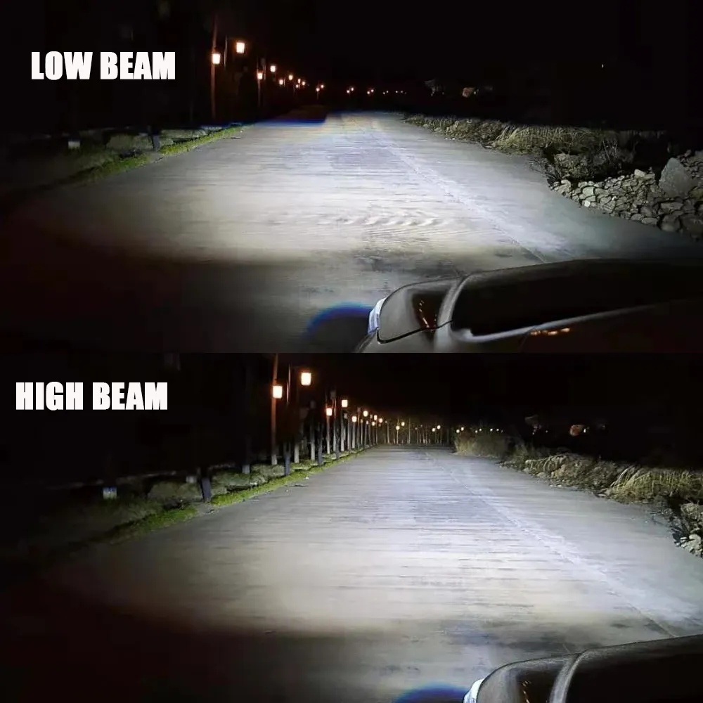 DHgate.com:YUFANYA Bi-LED Projector Lens for Cars - Dual High Low Beam ...