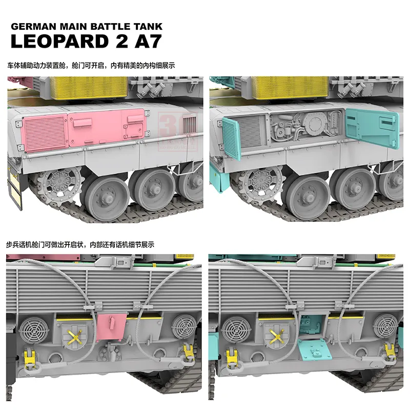 DHgate.com:Ryefield Model RM-5108 1/35 Scale German Leopard 2A7 Main ...