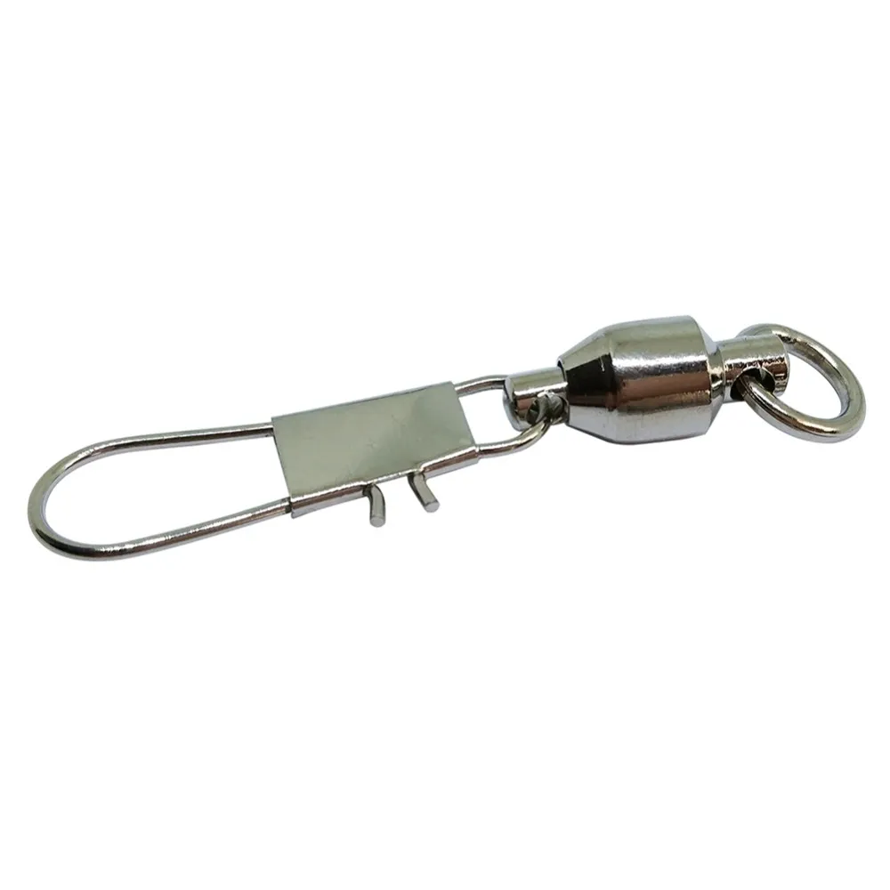 Fishing Ball Bearing Swivels with Interlock Snap, Saltwater Freshwater ...
