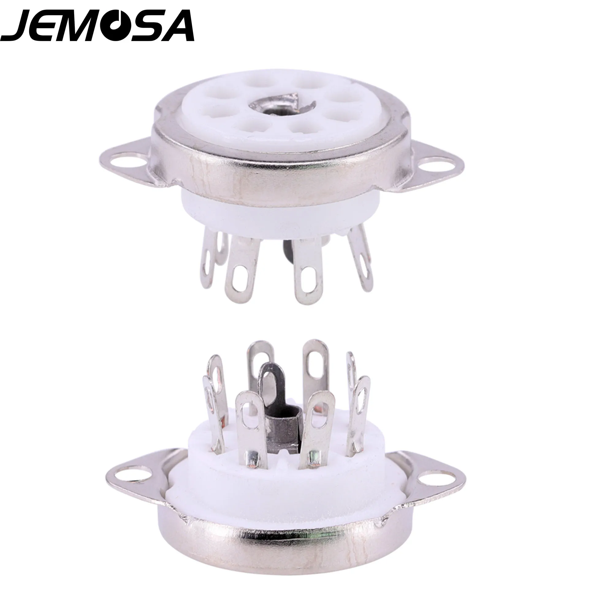 Ceramic 8Pin EURO Tube Socket Valve Base for ECC40 AZ41 EF40 EF42 EL41 ...