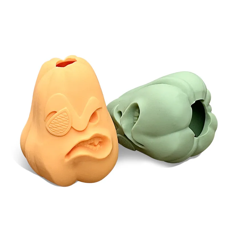 Indestructible Dog Chew Toys, Silicone Pet Treat Puzzle Feeders for ...