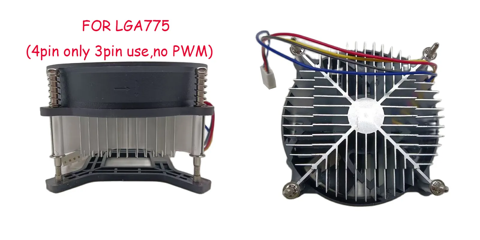 LGA 775 CPU Fan Cooler For LGA 775, 1150, 1155, 1156 & 1200 Sockets 3 ...