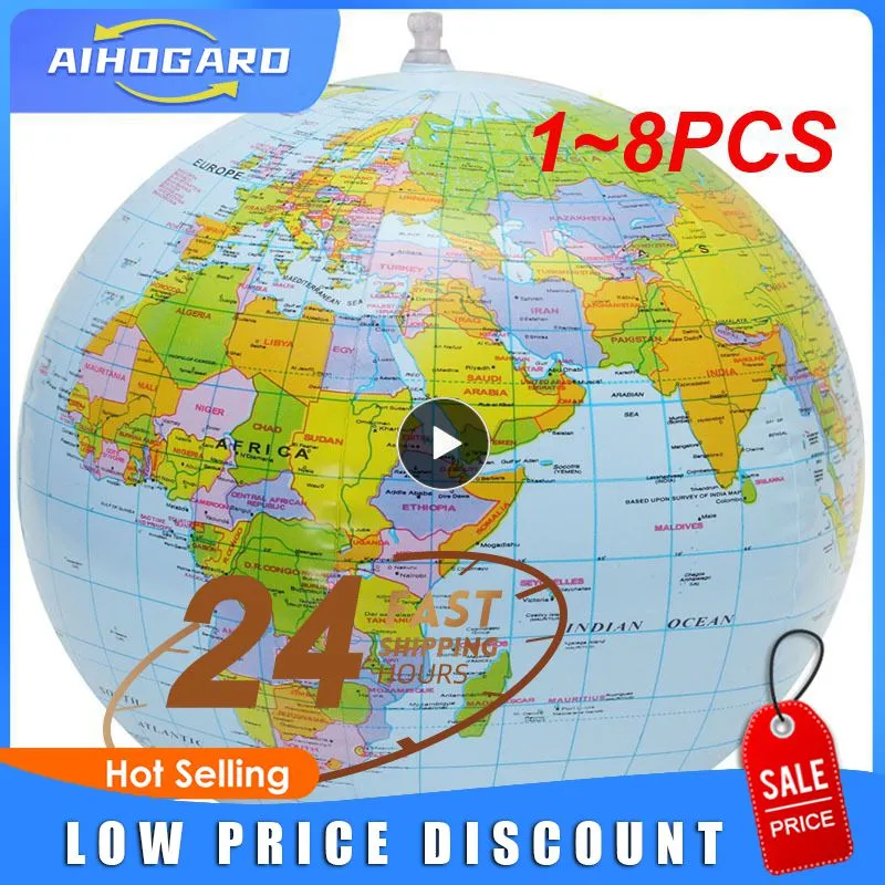 Educational Inflatable Globe Earth Map Balls for Geography Learning ...