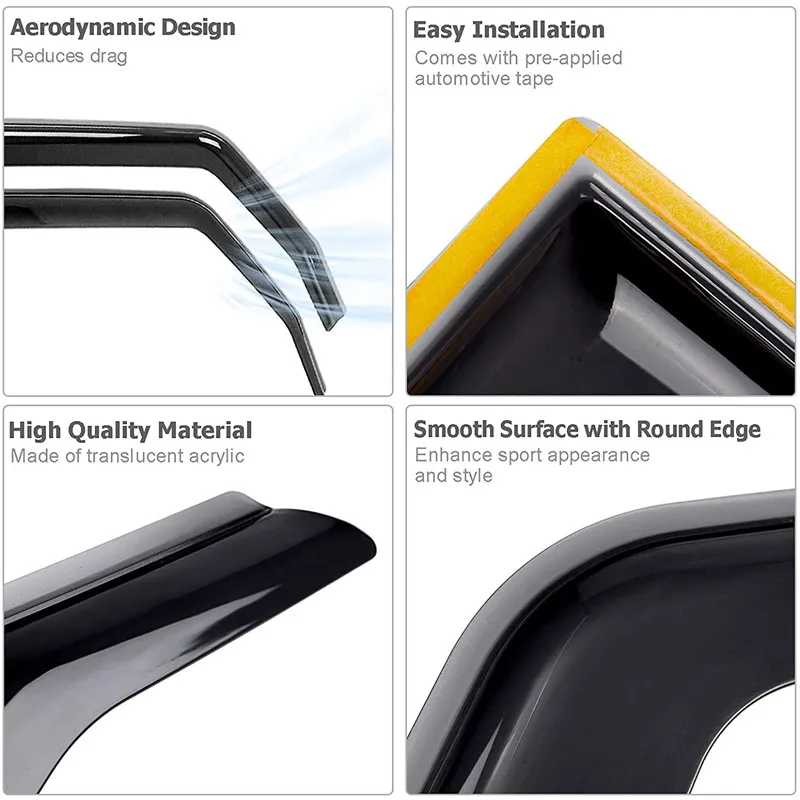 DHgate.com:Car Weather Shield Accessories Fit for Jeep Wrangler JK 2007 ...