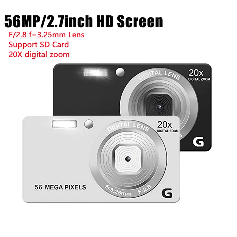 56MP 4K HD Digital videography camera with Self-Timer, 2.7 Inch LCD ...